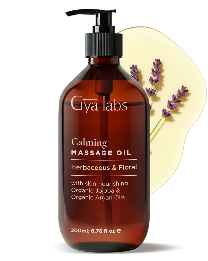 Calming Massage Oil – Relaxing Body & Face Care – Gya Labs